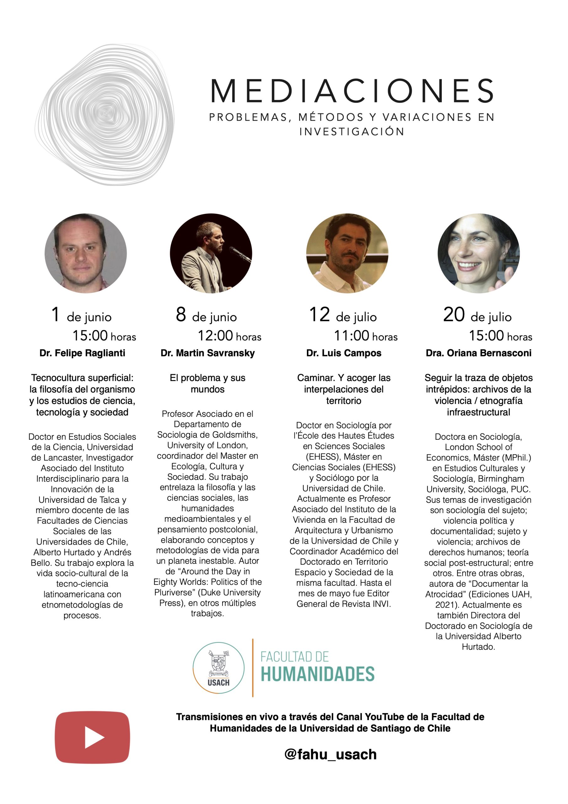 Mediaciones: Problemas, Métodos y Variaciones en Investigación – Facultad de Humanidades