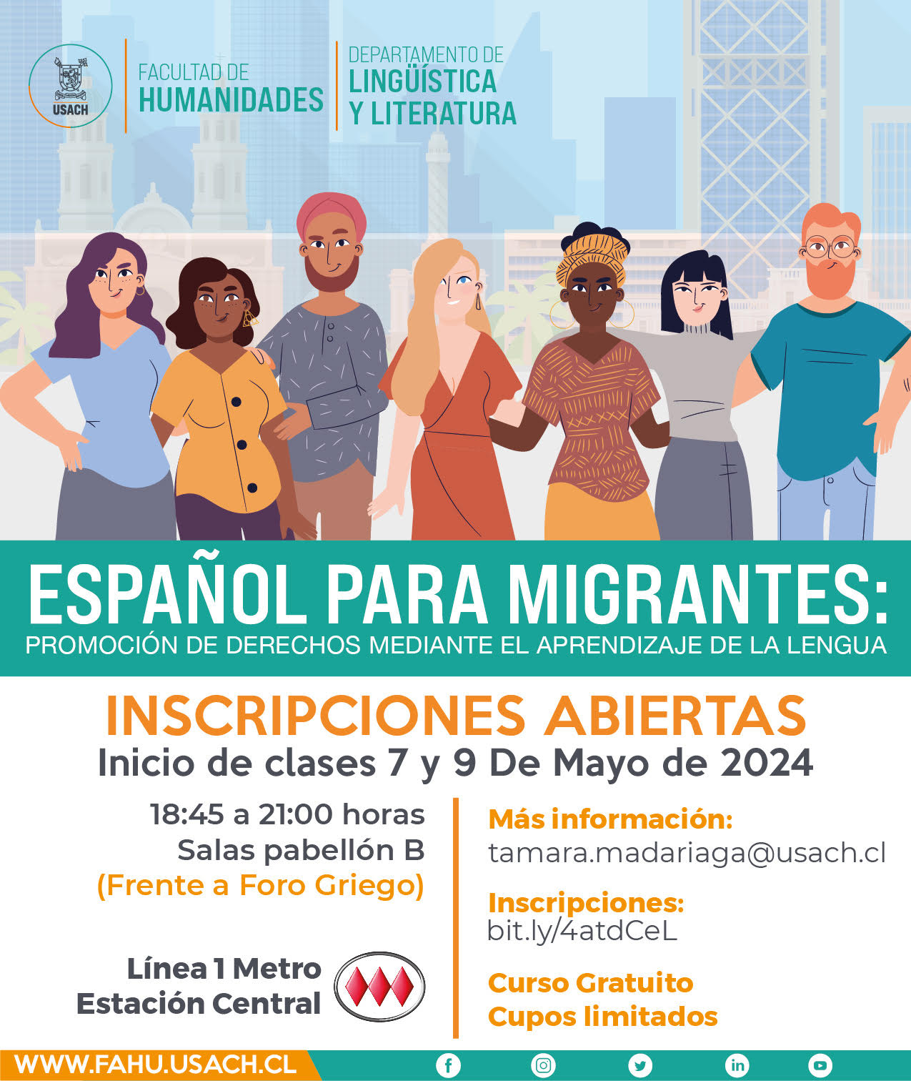 Curso Español para Migrantes abre sus postulaciones – Facultad de ...